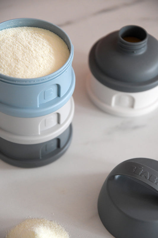 Béaba Snack Storage Stacked Formula Milk Container Blue l Baby City UK