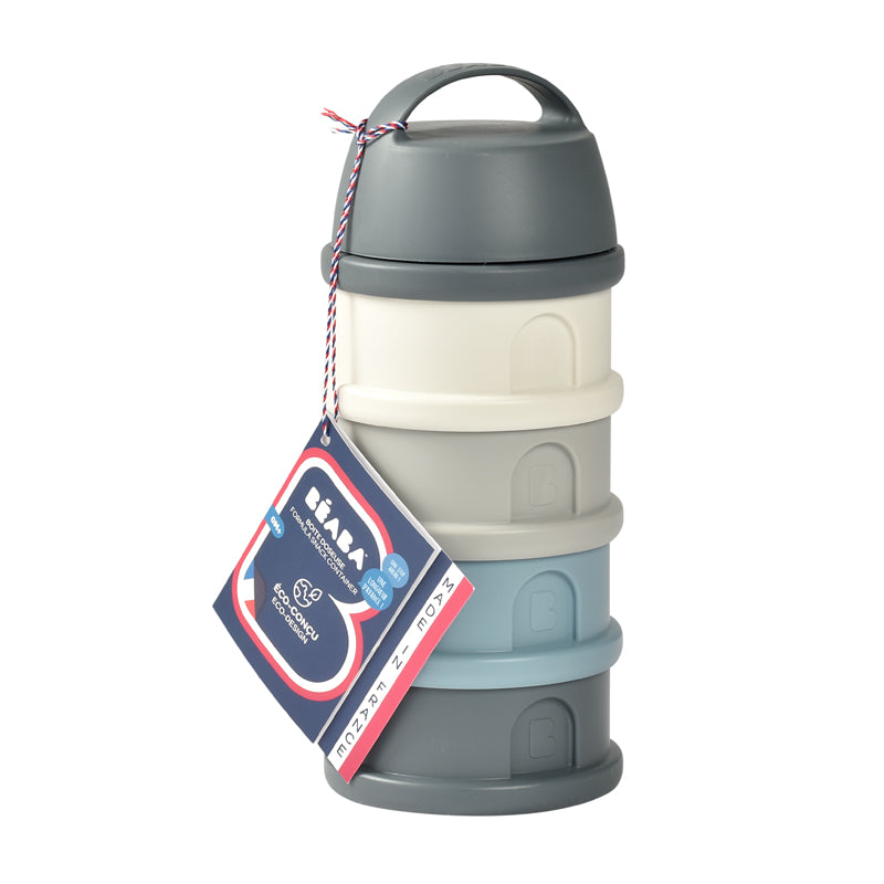 Béaba Snack Storage Stacked Formula Milk Container Blue l Baby City UK