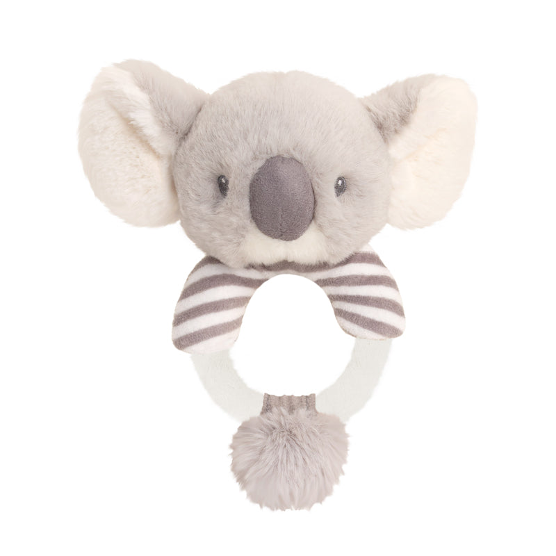Keel Toys Keeleco Cozy Koala Ring Rattle 14cm l Baby City UK