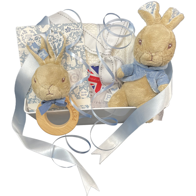 Signature Peter Rabbit Gift Basket l Gorgeous Baby Gift Hampers at Baby ...