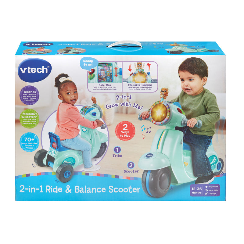 VTech 2-in-1 Ride & Balance Scooter at Baby City