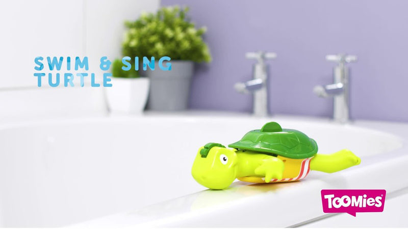 Tomy Bath Toy Swim and Sing Turtle l Baby City UK