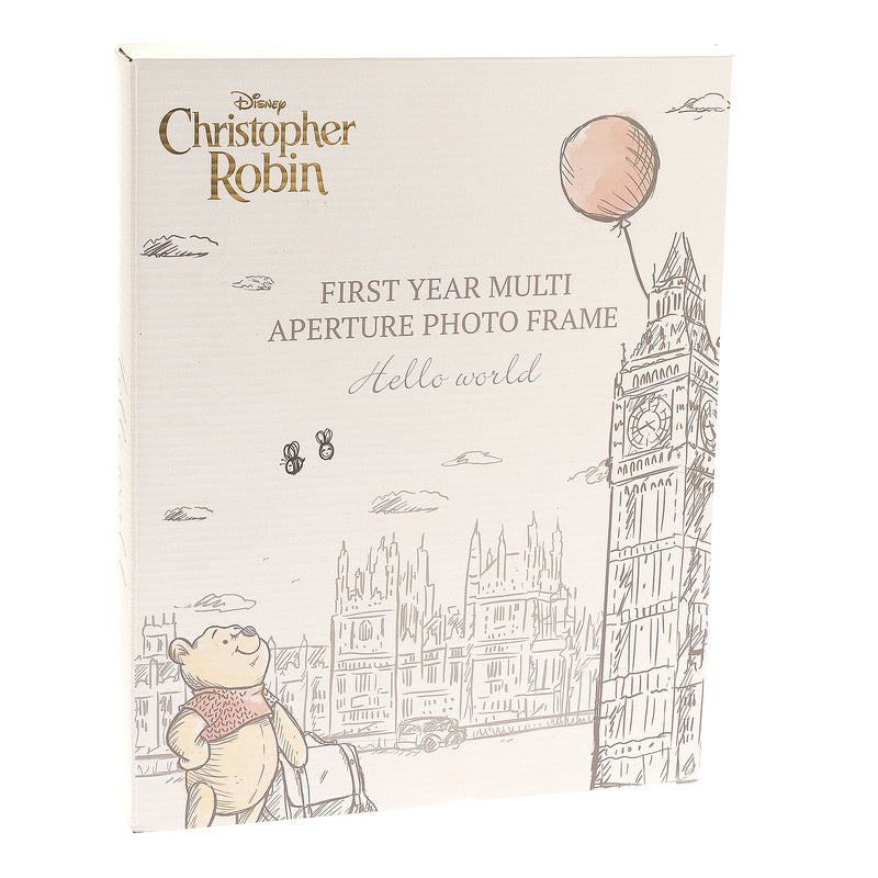 Disney Christopher Robin First Year Multi Aperture Frame l Baby City UK