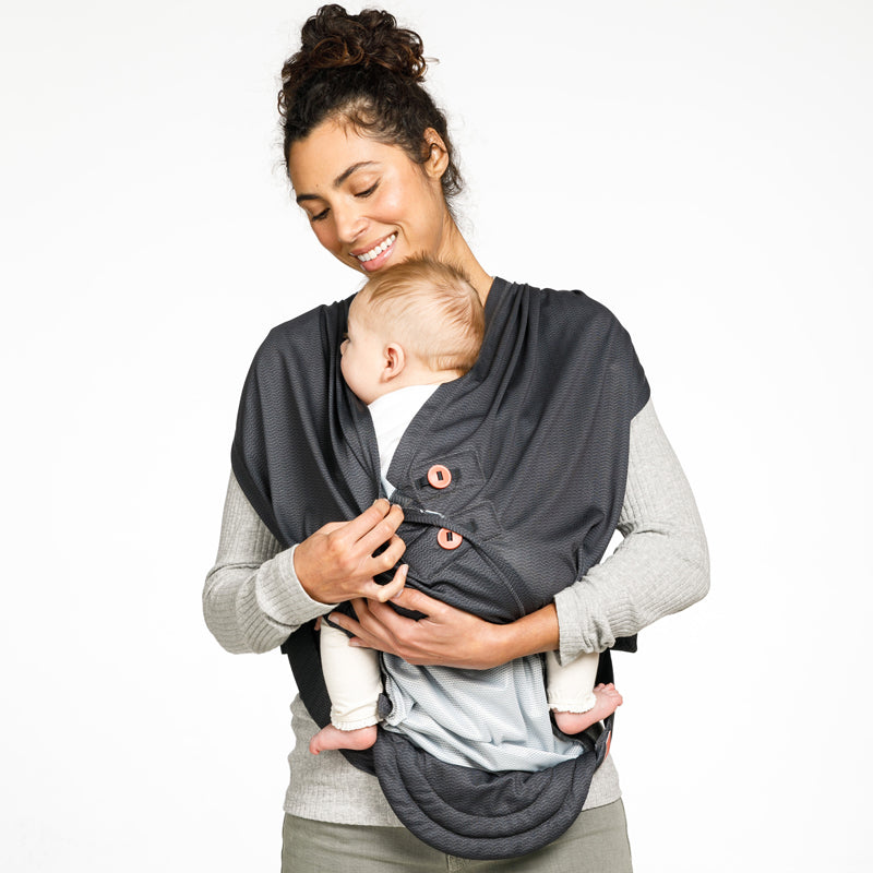 Infantino Hug & Cuddle Adjustable Hybrid Wrap Carrier l Baby City UK