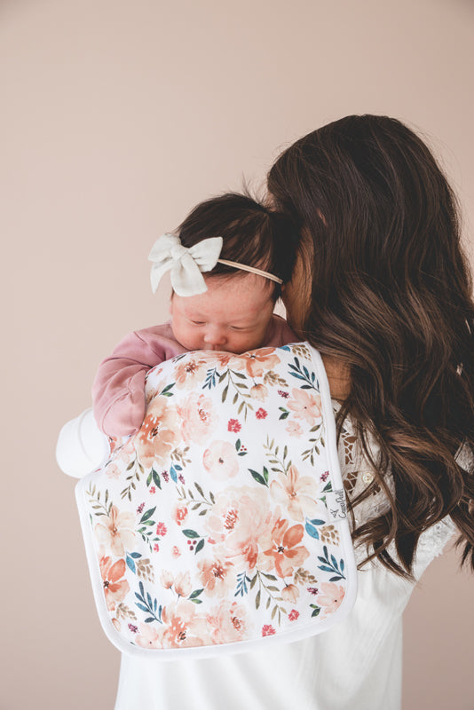 Copper Pearl Premium Burp Cloths Fawn 3Pk l Baby City UK