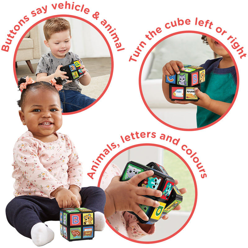 VTech Twist & Teach Animal Cube l Baby City UK