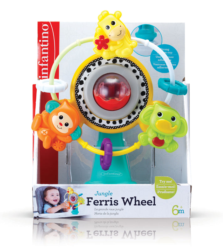 Infantino Ferris Wheel Suction Cup High Chair Toy l Baby City UK