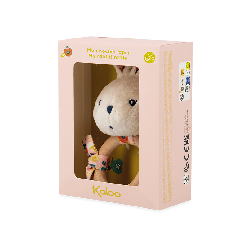 Kaloo K'Doux Rattle Rabbit Poppy l Baby City UK