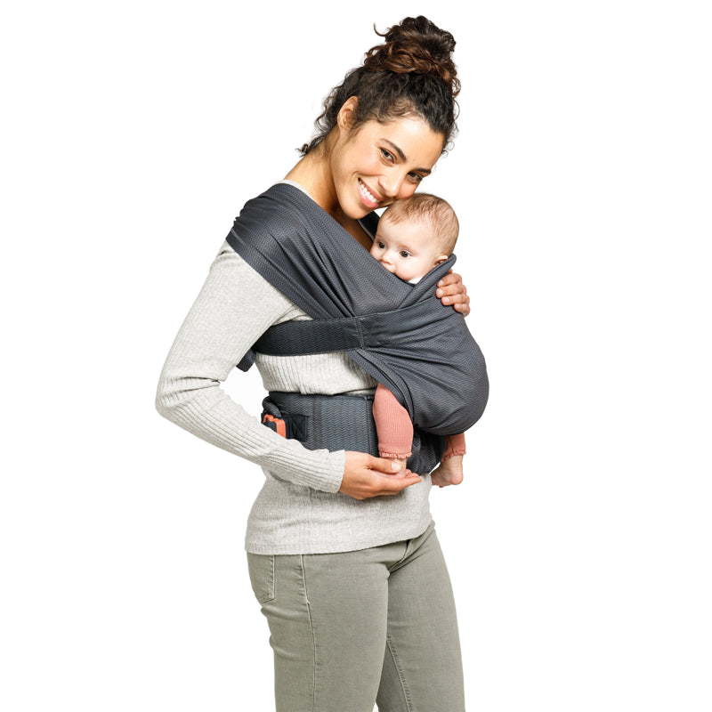 Infantino Hug & Cuddle Adjustable Hybrid Wrap Carrier l Baby City UK