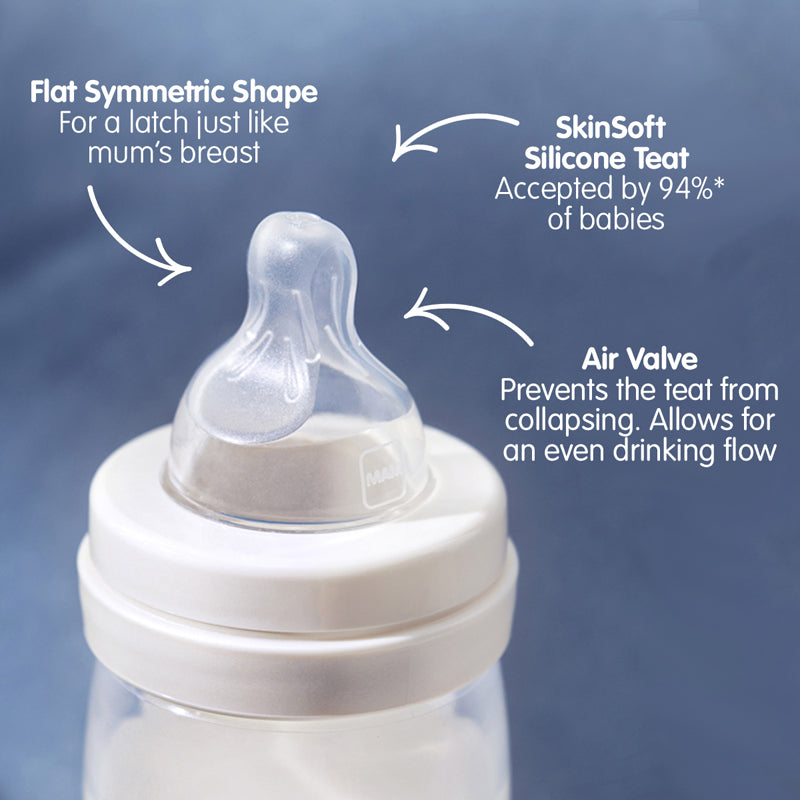 MAM Bottle Starter Set Large Neutral at Baby City Online