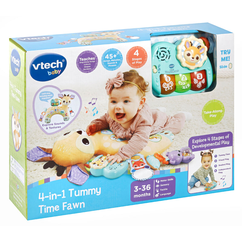 VTech 4-in-1 Tummy Time Fawn at Baby City Online